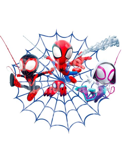 Spidey Y Sus Increíbles Amigos Cumpleaños Spidey Png  Spidey Sublimation Etsy España