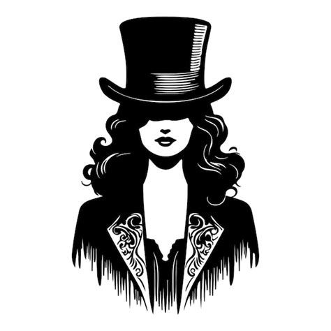 Premium Vector Ringmaster With A Top Hat