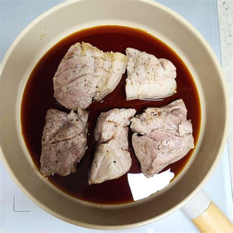 동파육 느낌~ 무수분 수육 간장조림 만들기