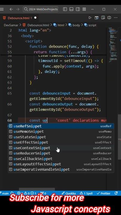 Debounce Example In Javascript Developersamarsekhar Javascript