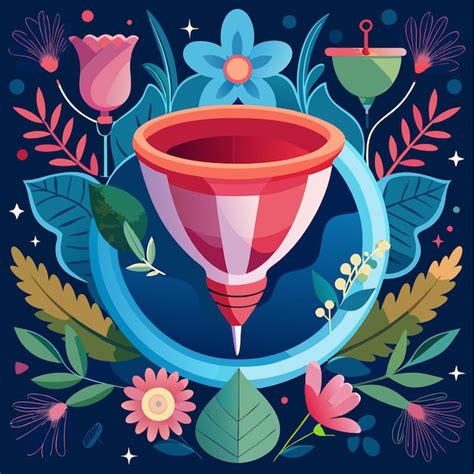 Menstrual Cup Vector Premium Ai Generated Vector
