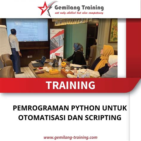 training pemrograman python untuk otomatisasi dan scripting gemilang