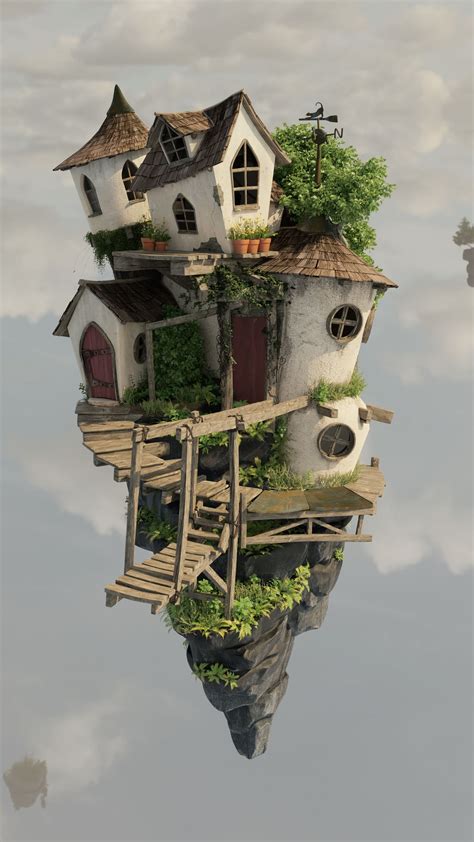 Floating Island Finished Projects Blender Artists Community