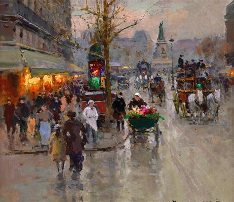 Édouard Leon Cortès Boulevard Magenta Place De La République By