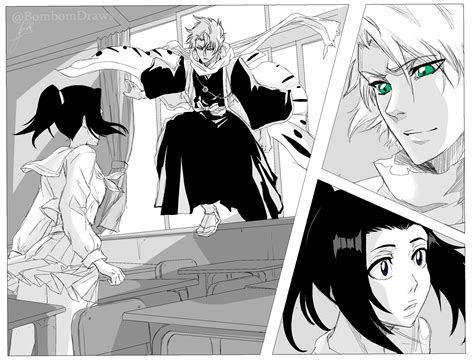 Hitsugaya Toushirou And Kurosaki Karin Bleach Drawn By Bombomdraws