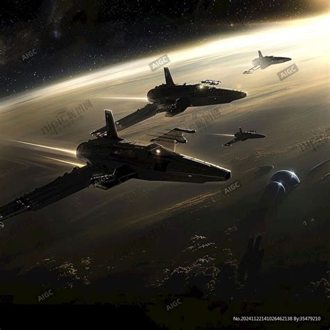 Ai创作图飞船天战 星际舰队 星际联邦 星河舰队 科幻原画 宇宙星球大战 科幻宇宙科技科幻 星球争霸 飞船火箭壁纸 银河战舰 宇宙战争 星河战队 科幻战争 星际联盟 宇宙飞船幻想nipic