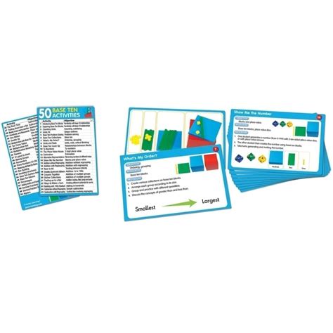 50 Base Ten Activity Cards Jennys Classroom And Toys2