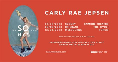 Carly Rae Jepsen Announces Australian Tour For March 2023 7news