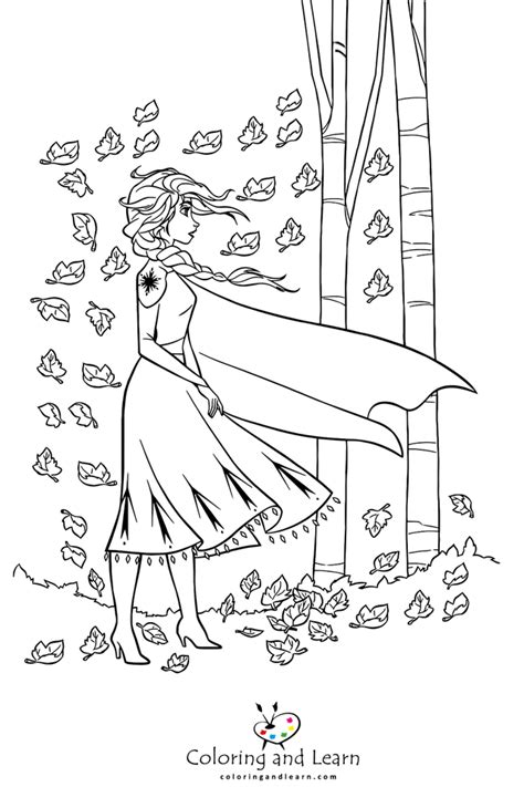 Frozen And Tangled Coloring Pages