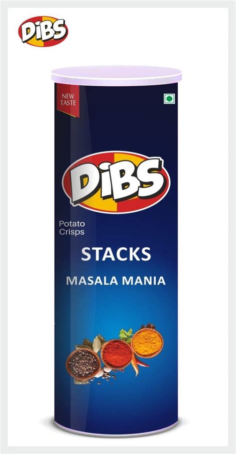 Fried Dibs Stacks Potato Crisps Stackable Chips Pringles Masala Flavor