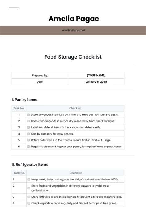 Free Storage Templates To Edit Online