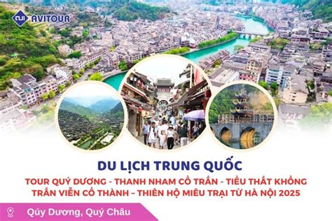 Du Lịch Trung Quốc Tour Quý Dương Thanh Nham Cổ Trấn Trấn Viễn Cổ