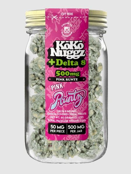 Koko Nuggz Pink Runtz 500 Highly Flavored Xotics