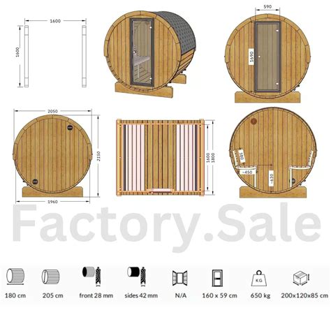 Ehala Ergo 180 18m Sauna Factory Sale