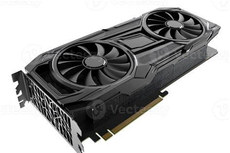 High Performance Black Graphics Card Featuring Dual Fans For Efficient