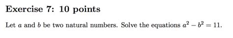 Solved Exercise 7 10 Points Let A And B Be Two Natural Chegg Com