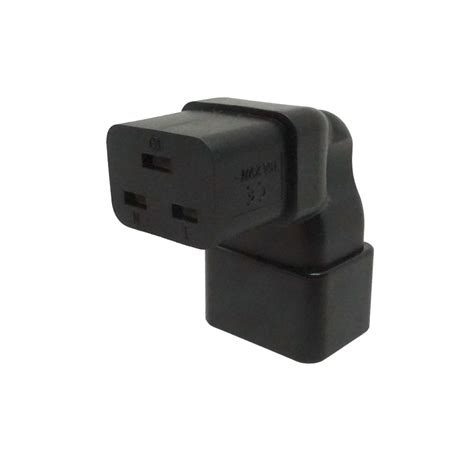 Up Angle Iec C19 To Iec C20 Plug Adapter Signal Power