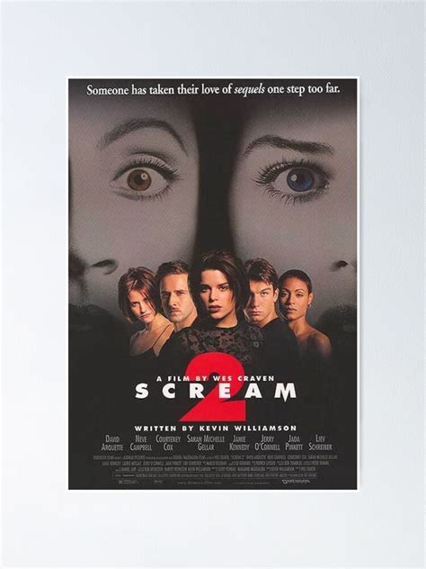 Scream 2 Poster For Sale By Lilacbunny Redbubble