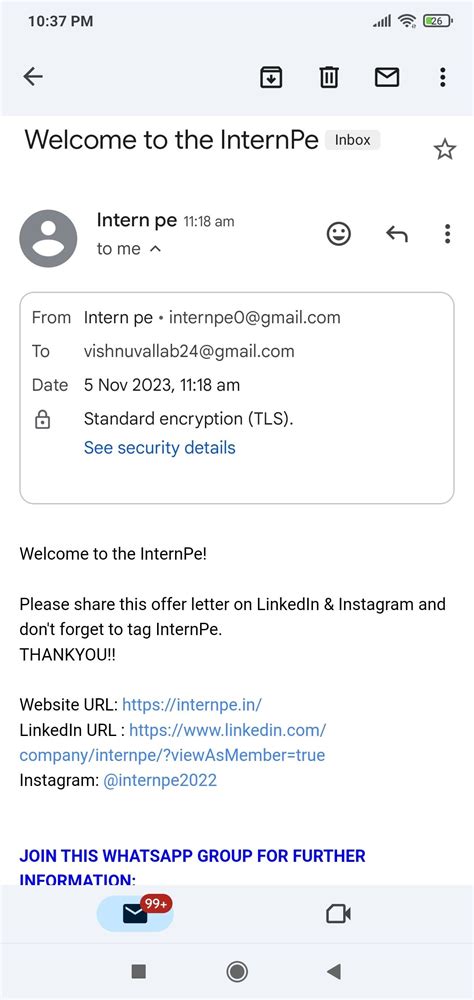 Vishnu V On Linkedin Intern At Internpe