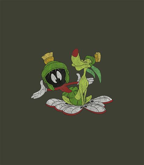 Looney Tunes Marvin The Martian And K 9 Portrait Digital Art By Eythan