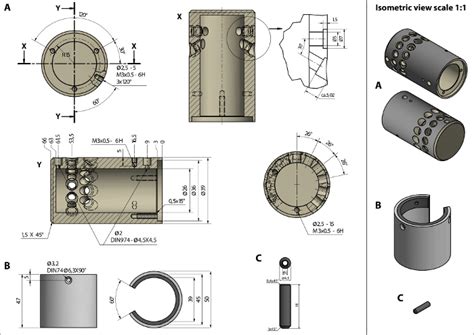 Construction Plan Of The Outer Layer All Depicted Pieces Are Custom