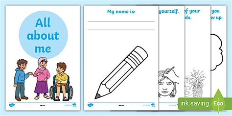 Editable All About Me Activity Booklet Teacher Made