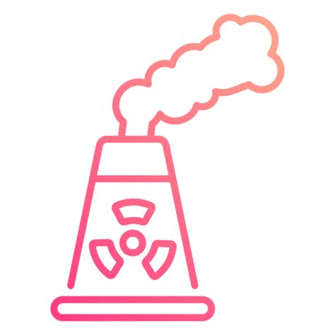 Nuclear Energy Generic Gradient Outline Icon
