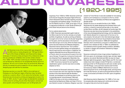 Eurostile Type Specimen Behance