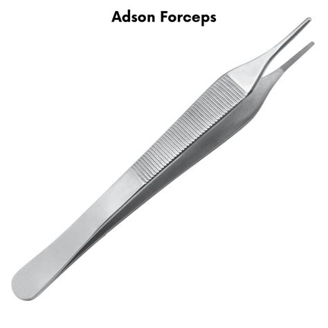 Stainless Steel Adson Forceps Non Tooth Serrated Surgical Forceps