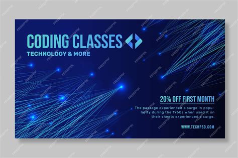 Free Vector Technology And Future Banner Template