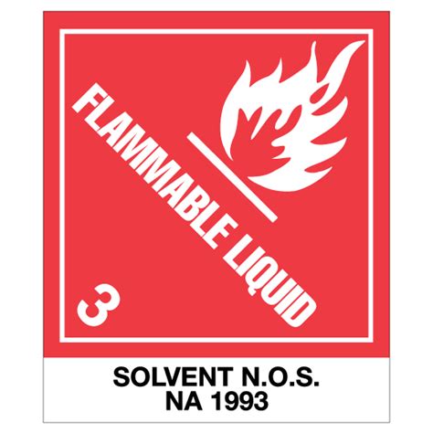 Flammable Liquids Label