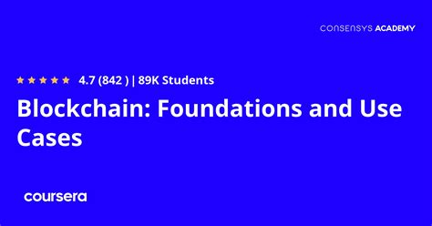 Blockchain Foundations And Use Cases Coursera