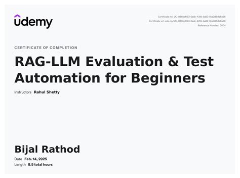 Ai Llm Rag Automation Qa Testing Ragas Pytest Machinelearning Artificialintelligence