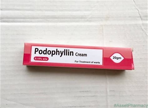 Podotobic Podophyllin Cream 20g Asset Pharmacy