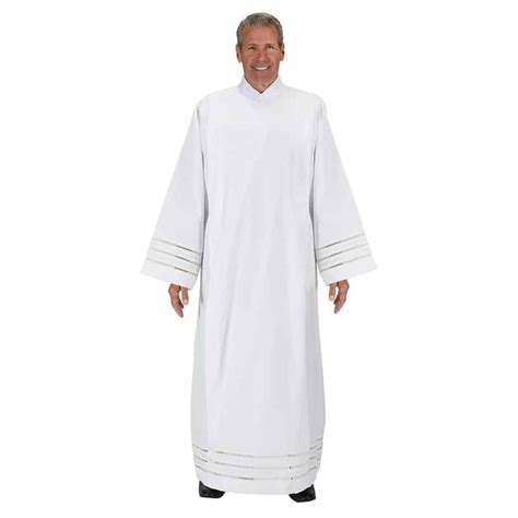 Trinity Front Wrap Clergy Alb