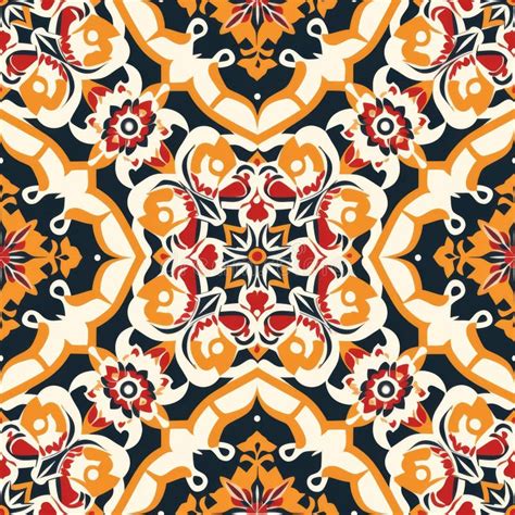 Bold Geometric Tile Pattern In Navy And Gold Stock Image Image Of