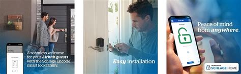 Schlage Abnb Encodelever Cen716lat Encode Wifi Enabled Electronic Keypad Latitude Door Lever