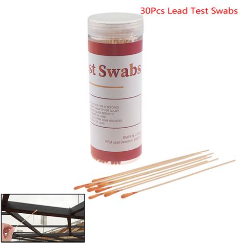 Laboratory Lead Test Kit With 30 Testing Swabs Rapid Test Results In 30