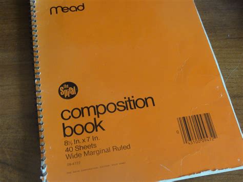 Orange Composition Book