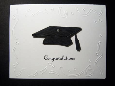 Embossed Confetti Graduation Card Etsy
