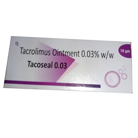 10g Tacrolimus Ointment Cream At ₹ 124piece In Santokhgarh Id