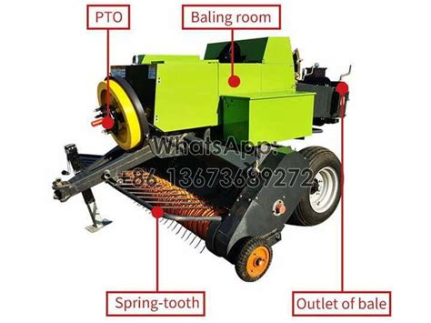 Straw Baling Machine Tractor Mounted Hay Picking And Baling Machine 2022