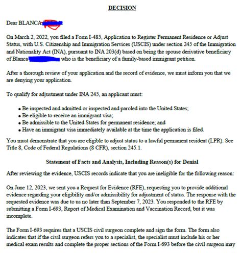 Denied R Uscis