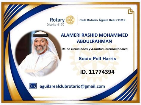 Dr Rashid Alameri On Linkedin Rotary International