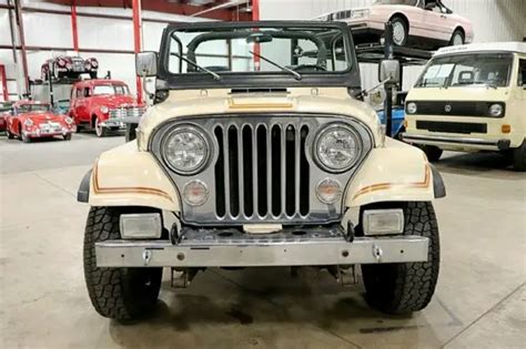 1983 Jeep Cj 7 Laredo 169425 Miles Jamaican Beige Jeep 42l I6 5 Speed