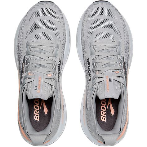 Womens Brooks Brooks Adrenaline Gts 25 Womens Athletic Shoes Grey