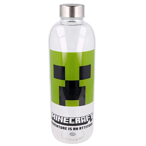 Minecraft Glass Bottle 1030ml Buy Online At ♥️ Toybox