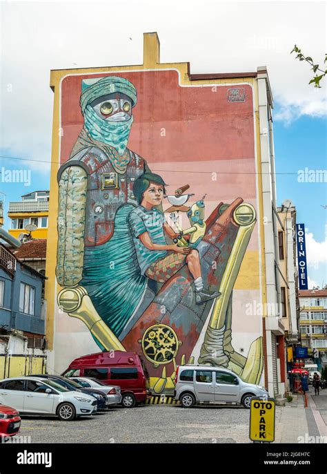 Mural Terror Or Bambino By Pixel Pancho 2013 Murals In Istanbul