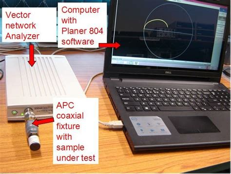 Experimental Measurement Set Up Consisting Of Hardware Vna Fixture And Download Scientific