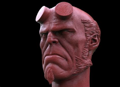 Stl File Hellboy Head 👾・design To Download And 3d Print・cults